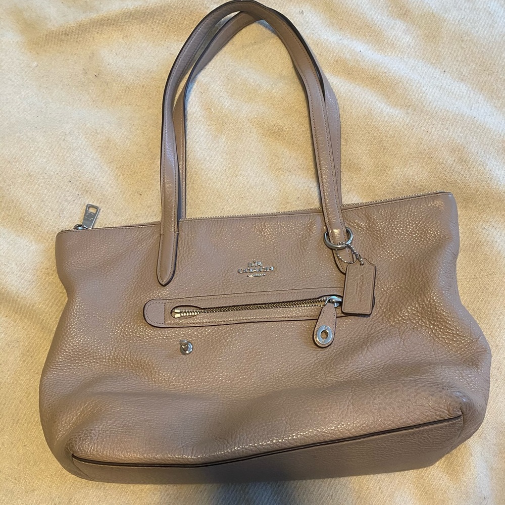Coach Neutral Handbag - Gem